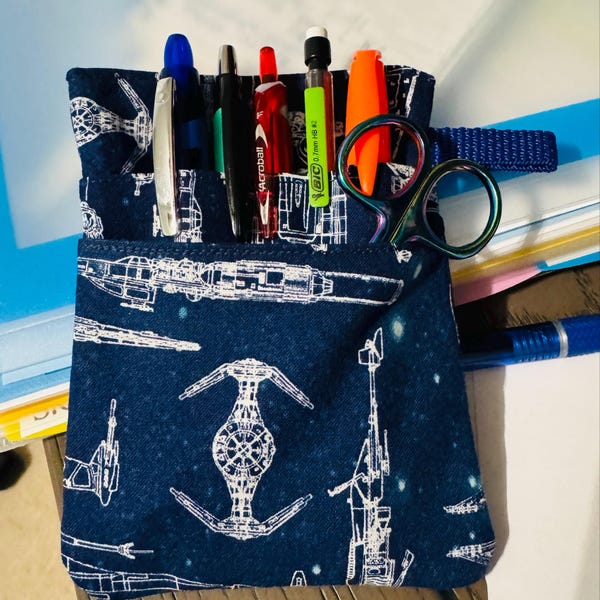 Celestial Batik Scrub POCKET Insert, Organizer and Protector for Nurses ...