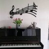 Music Notes Wall Art, Wooden Music Notes, Music Wall Decor, Music ...