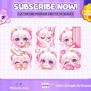 Custom Chibi Cute Banner or Header for Social Media / Twitch - Etsy