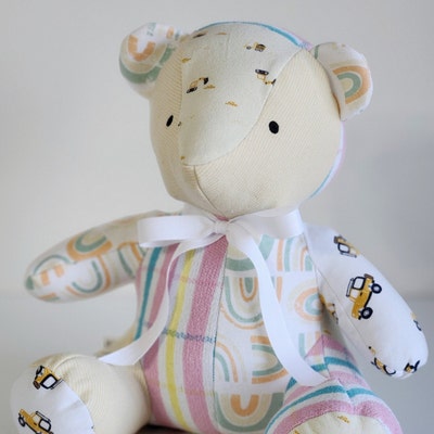 Frog Memory Bear, Keepsake Teddy, Stuffed Teddy Keepsake, Keepsake Bear ...