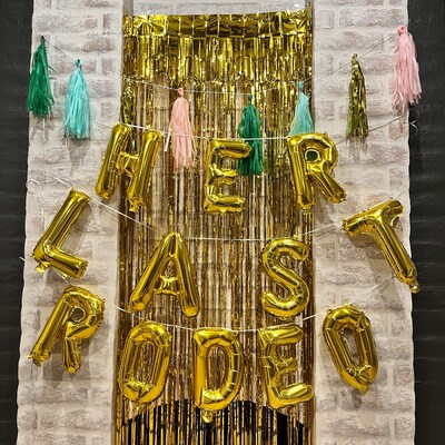 Her Last Rodeo Balloon Banner Bachelorette Party Decorations - Etsy