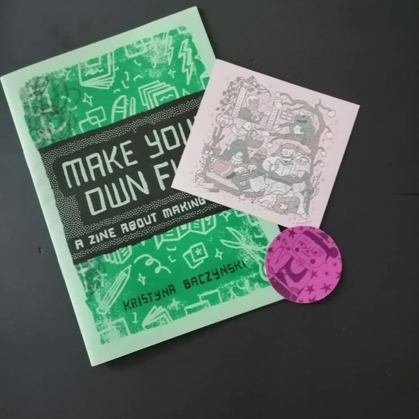 A Zine About Making Zines - 'make Your Own Fun', Risograph, Xerox, D.I ...