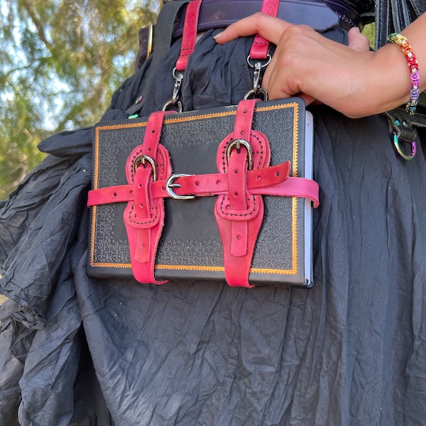 Leather Book Holder Patterns That Also Hold Scrolls, Spells, Maps, and ...