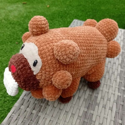 Bidoof Crochet Pattern Amigurumi PDF Patterns ENGLISH Instructions Only ...