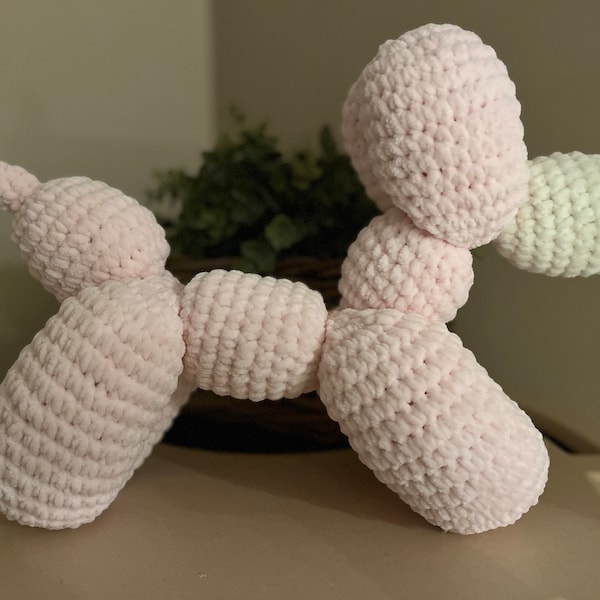 Balloon Dog Crochet Pattern - Instant Download - Beginner Friendly ...