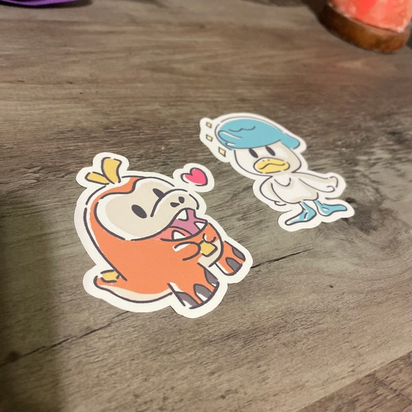 Fuecoco Stickers - Etsy