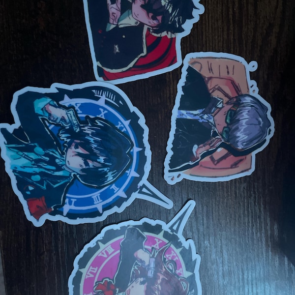 Persona 5 Stickers | Persona 5 Royal Party Members Weatherproof ...
