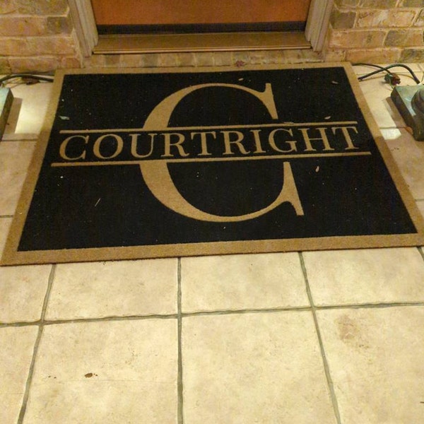 The Most Durable and Elegant Custom Door Mat Available. Infinity Custom ...