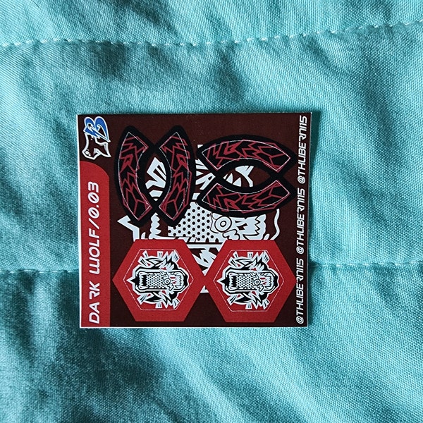 Beyblade Wii Unreleased Sticker Sheet//beyblade Metal Custom Stickers ...