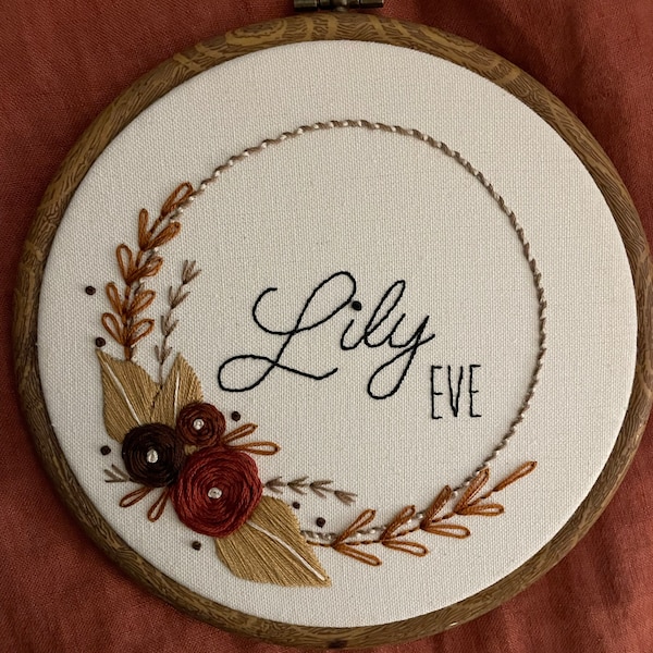 Personalised Name Embroidery Pattern, Perfect for Name Announcements or ...