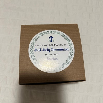 Communion Sticker, Personalized First Holy Communion Stickers, Custom ...