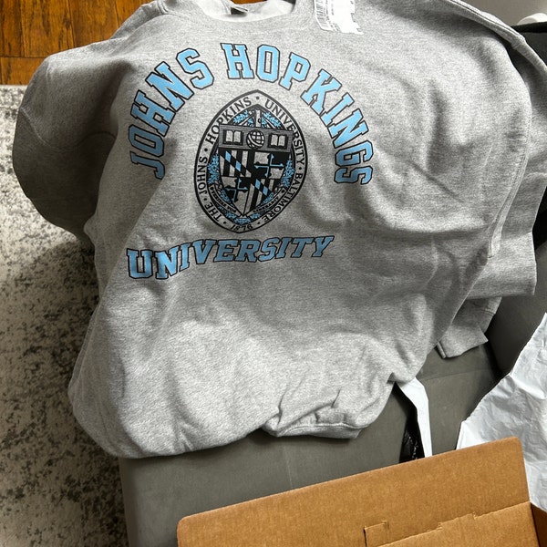 Vintage 90s Johns Hopkins University Blue Jays Sweatshirt, Johns ...