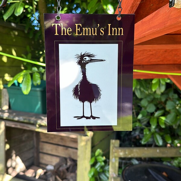 The Tipsy Cow Personalised Swinging Custom Made Hanging Pub and Bar ...