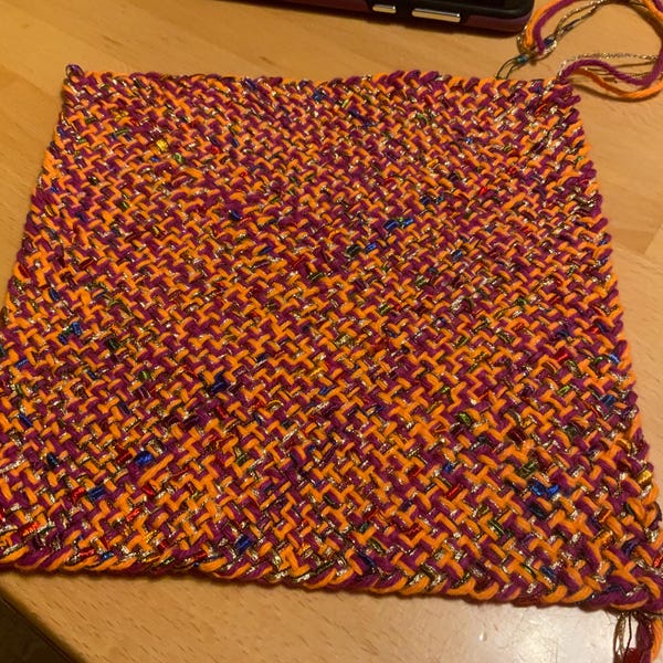 4" Square Pin Weaving Loom - Etsy