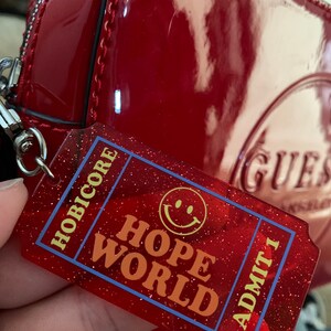 Hope World Keychain - Etsy