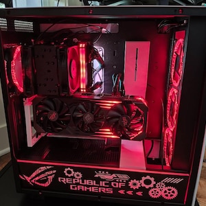 Custom Pc Plate, Gaming Computer Custom RGB Psu Cover Plate, PSU Shroud ...