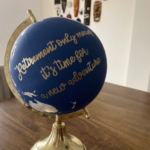 Graduation Party Decoration Custom Globe Guest Book Sign In - Etsy