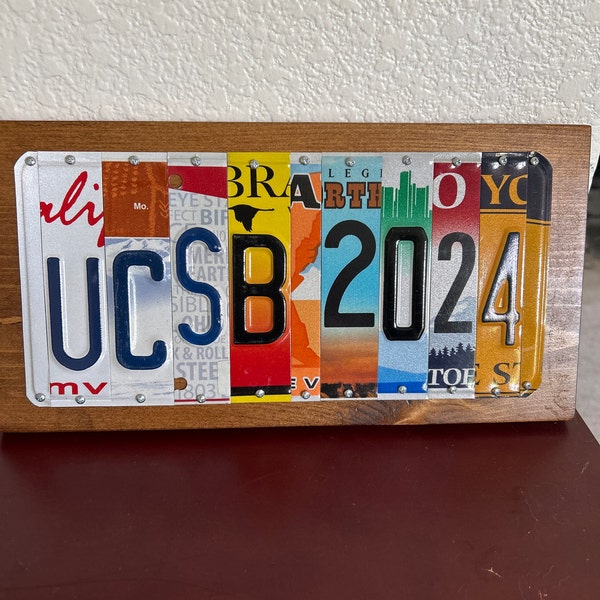 Custom License Plate Sign Personalized Gift for Any Occasion/ Unique ...