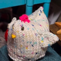 Poppy the Chicken Knitting Pattern ORIGINAL, Knit Chicken Pattern ...