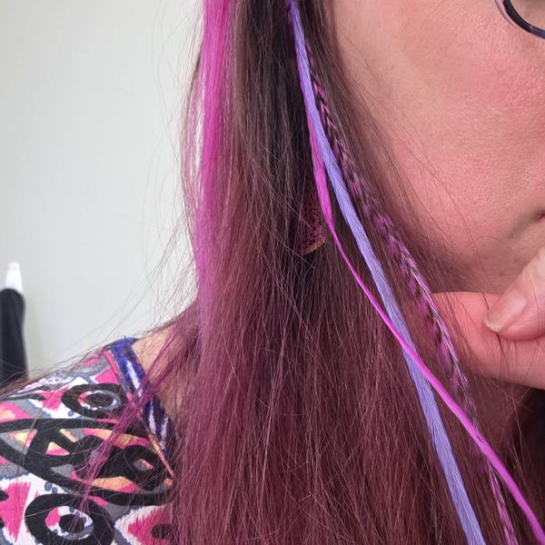 Hair Feathers, 6 Hair Feather Extensions, Pick Your Length up to 16 ...