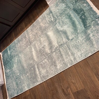 Beach Ocean Aqua Blue Area Rugs, Luxury Turquoise Rug 8 X 10 6x9 5x8 ...