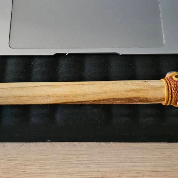 Handmade Stone Kuripes With Snake Embellishment - Etsy