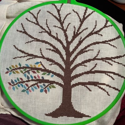 Temperature Tree Cross Stitch Pattern PDF INSTANT DOWNLOAD - Etsy