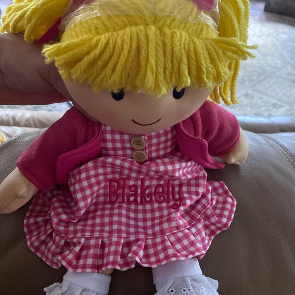 Personalized Cuddle Time Rag Dolls - Ages 3+ Soft Doll for Kids - Plush ...