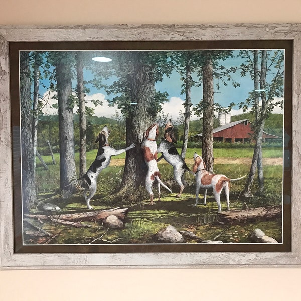 Broken Silence Art Print by John L. Ward, Beagle Artwork, Hunting Print ...