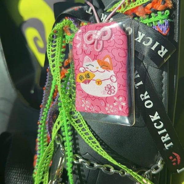 Red Omamori Japanese Good Luck Charm - Etsy