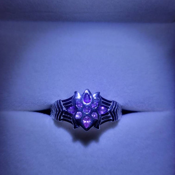 Byleth's Ring Natural Amythest and Pink Sapphire Fire Emblem Three ...