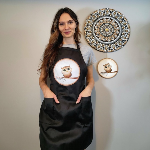 Personalized Apron, Logo Apron, Faux Glitter Apron, Cooking Apron ...