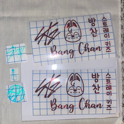 5 Decals Set Stray Kids SKZ SKZOO for Stay Nachimbong Lightstick Vinyl ...