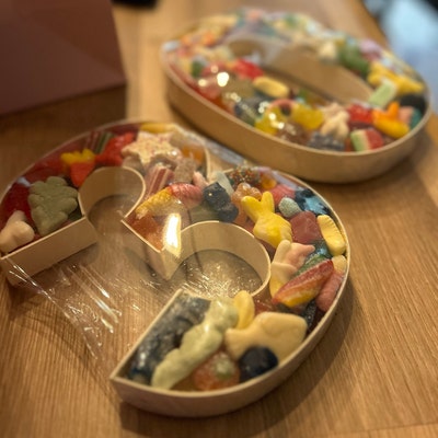 2 X SWEET FILLED NUMBERS 50th, 40th, 18th, 21st, Wedding Anniversary ...