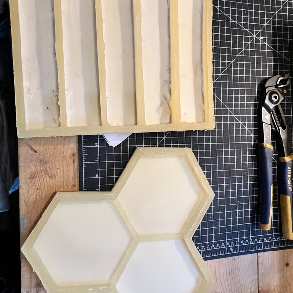 Tri-hex, Hexagon, Cement Tile Mold. Concrete Mold, Cement Tile Mold. - Etsy
