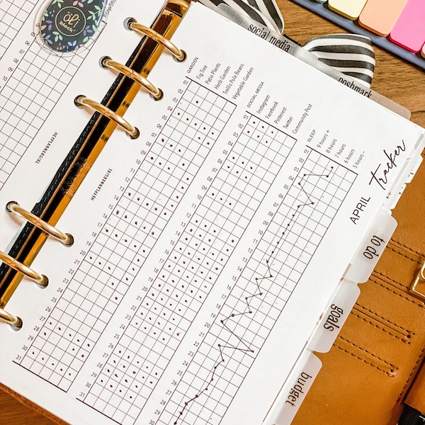 FRANKLIN COVEY Compact *FILLABLE* Categorized Monthly Trackers ...