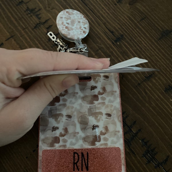 Custom Badge Buddy - BOHO Badge Buddy - Modern Badge Buddy - Marker ...