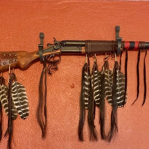 Hand Forged Gun Hooks Modern Style Set of 2 | Etsy