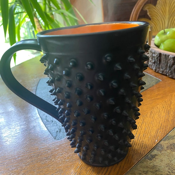 Tall Spiky Coffee Mug Made to Order Dangerously Spiky Travel Coffee Tea ...