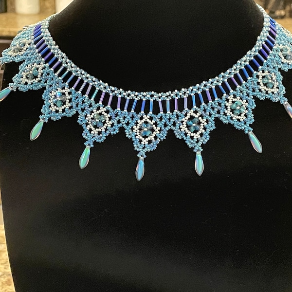 Regal Necklace Beadwork Pattern/tutorial - Instant Download - Etsy