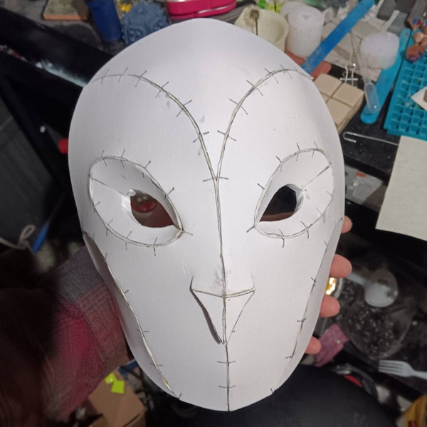 Owl Mask: DIY Printable EVA Foam Mask Pattern for Cosplay, Scalable PDF ...