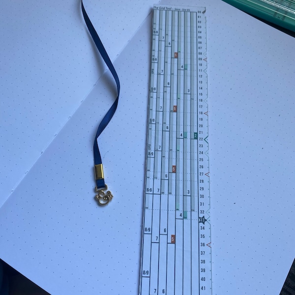 A5 5mm + Cahier Slim Smarter Spacing Ruler : the Grid Tool Printable ...