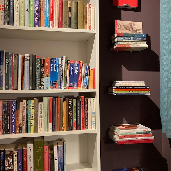 Galleksa Invisible Floating Wall Mounted Metal Bookshelves (plus 1 ...