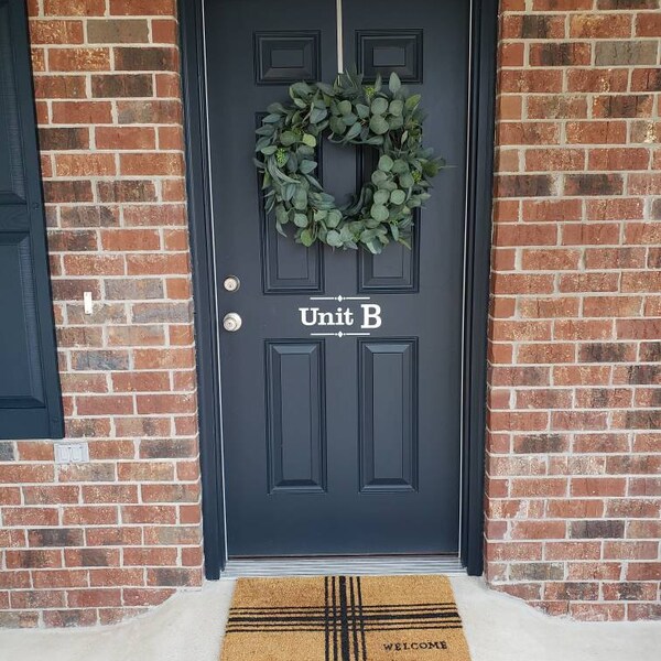 House Number Door Decal, Address # Sticker for Home, Apartment Number ...