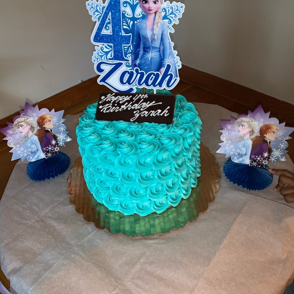 Frozen2 Elsa Cake Topper - Etsy