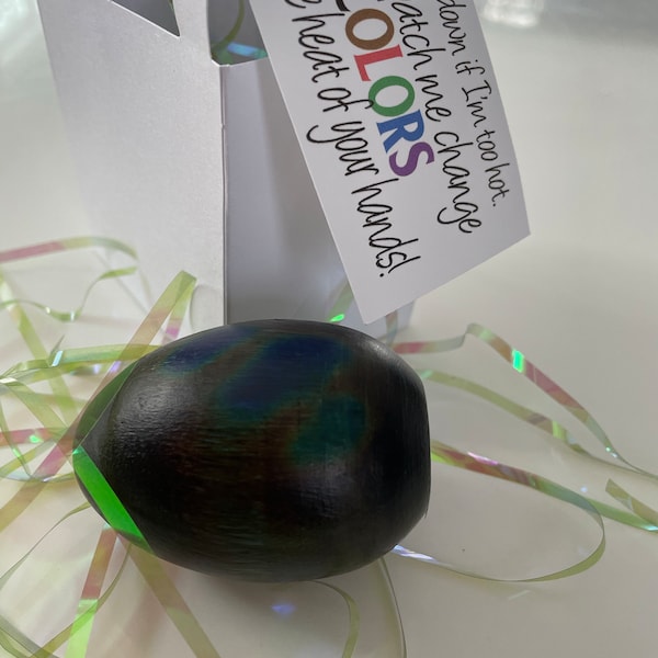 Mood Color Changing Easter Egg, Unique Easter Egg, Mood Color Change ...