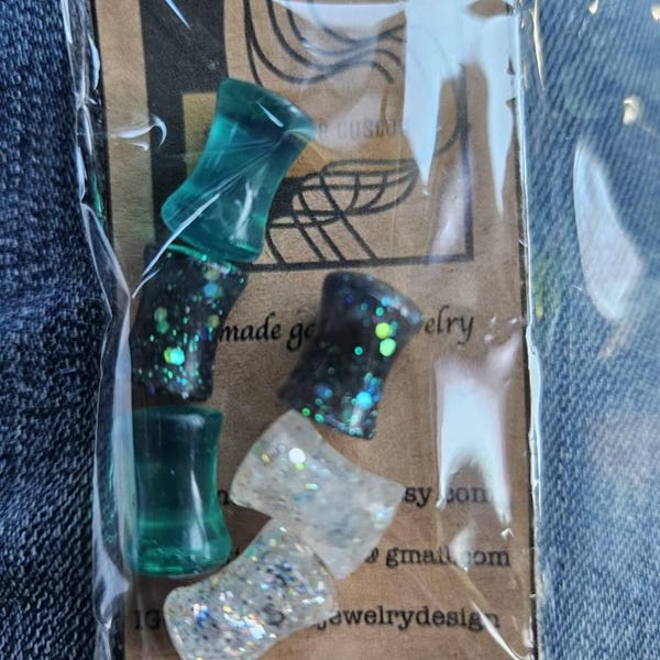 Sky Blue Teardrop Plugs, Teardrop Gauges, Tear Drop, Double Flare Plugs ...