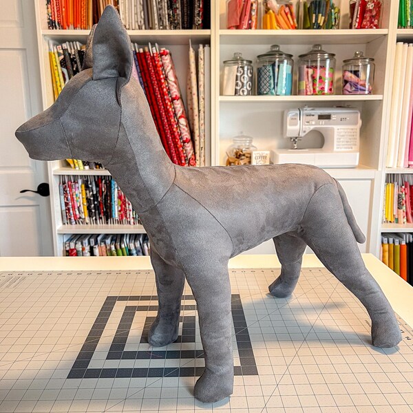 L Size Dog Mannequin PDF Pattern With Sewing Tutorial - DIY Realistic ...