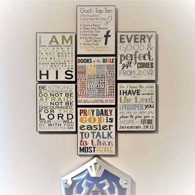 Books of the Bible. Christian Wall Art. Sunday School Decor. Christian ...