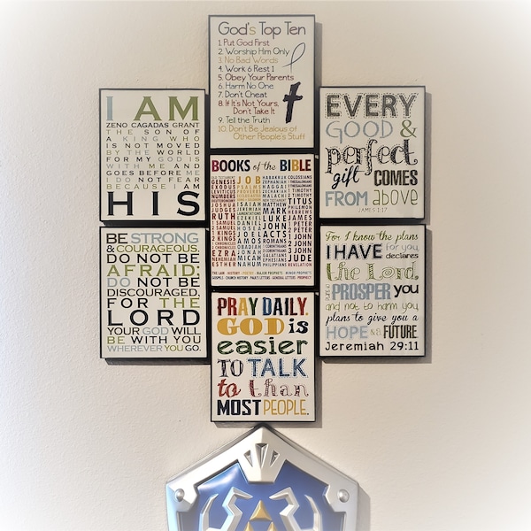 Books of the Bible. Christian Wall Art. Sunday School Decor. Christian ...